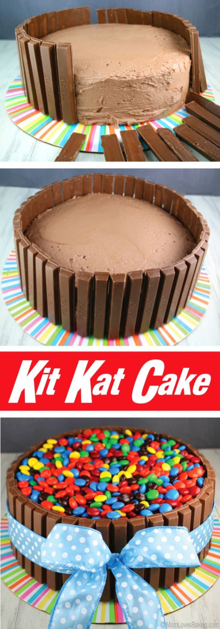 gâteau de kit kat rempli de smarties - 10/07/2020