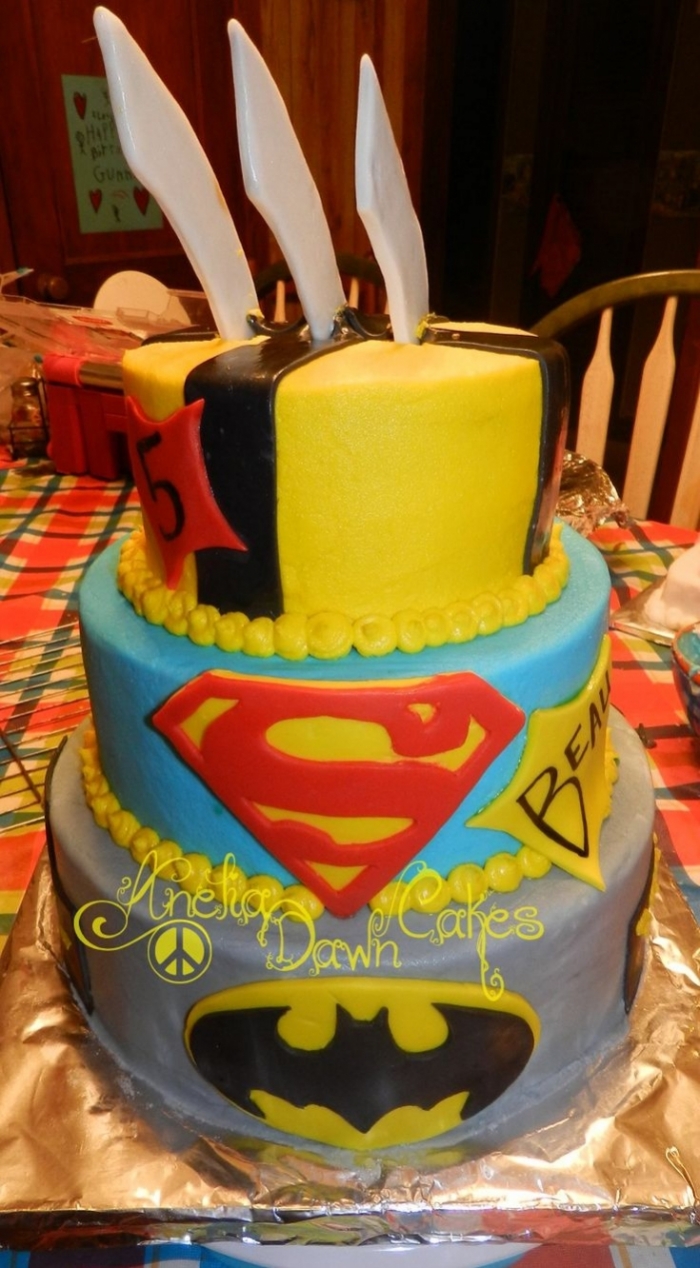Gateau de super héros - 15/07/2020