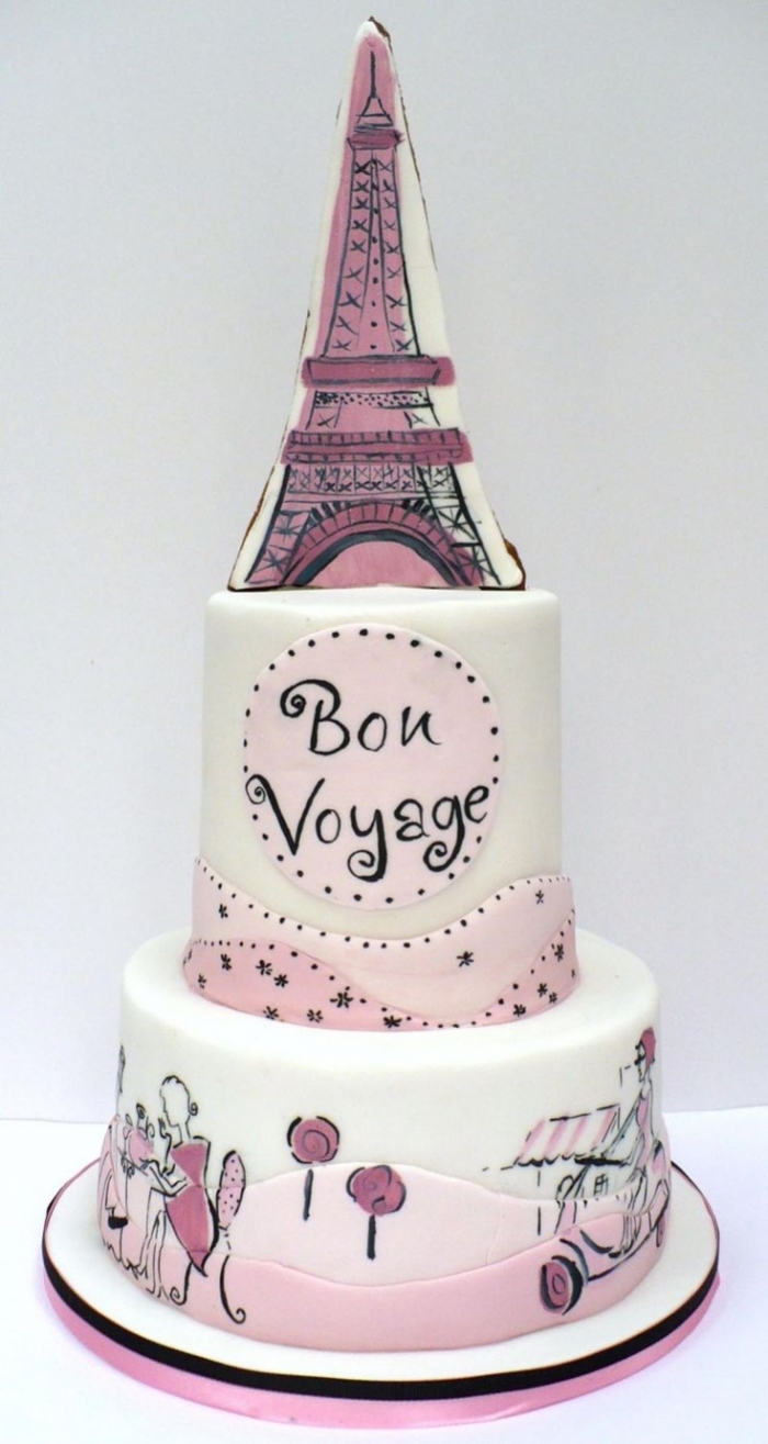 Gateau design voyage a Paris - 29/06/2020