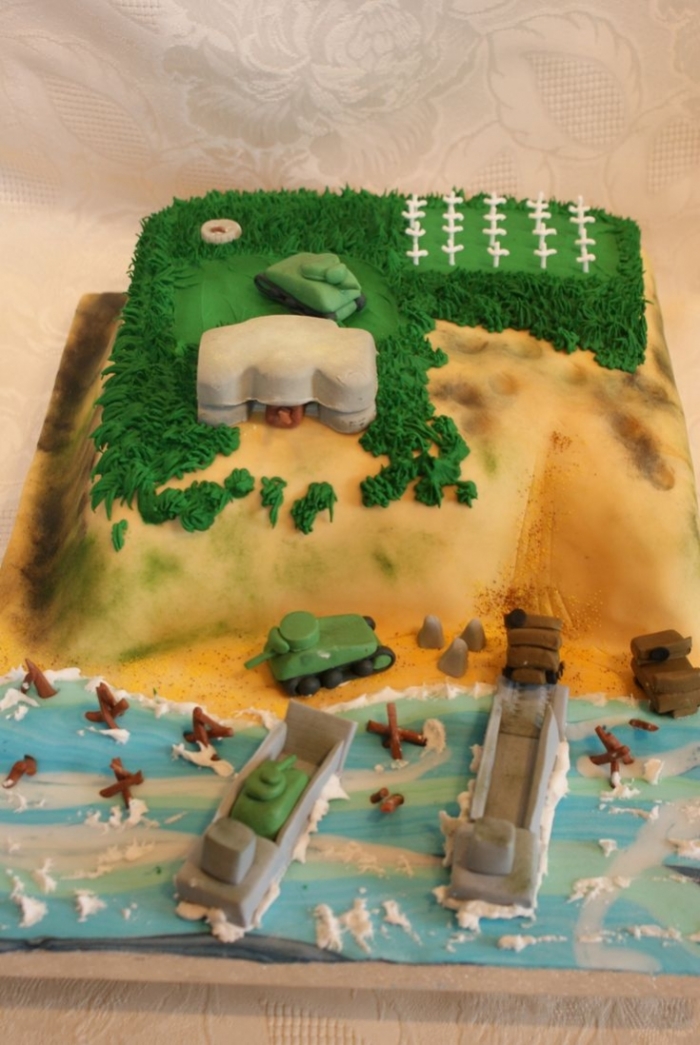 gâteau design pour un soldat - 03/07/2020