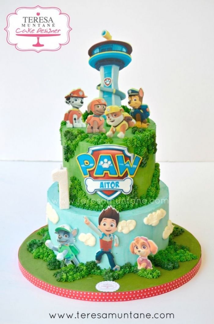 Magnifique cake design de la pat patrouille pour un anniversaire - 14 ...