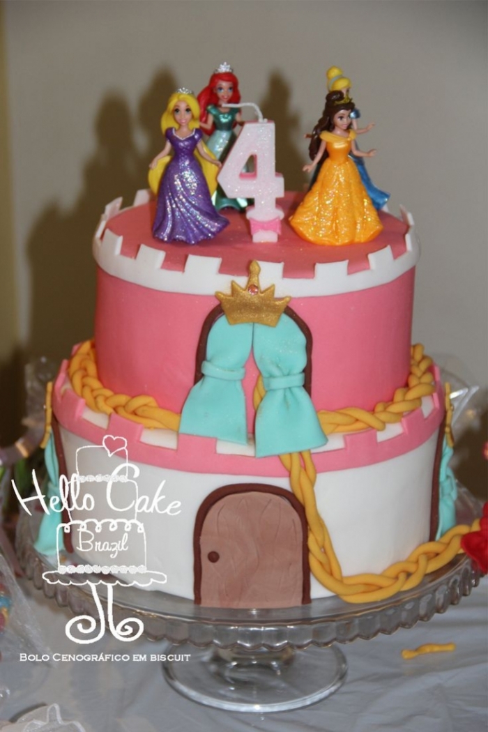Gateau disney pour fille avec toutes les princesses - 14/06/2020