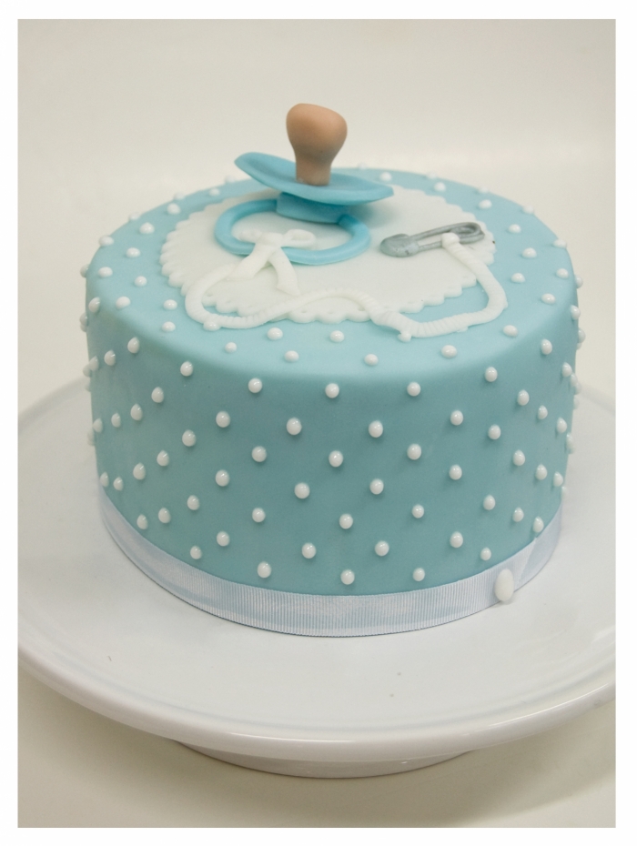 Idée de gâteau avec une tétine pour la naissance d'un petit garçon - 14 ...
