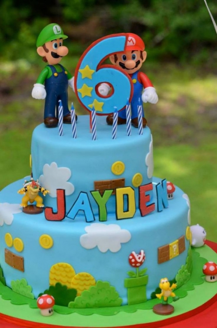 Gateau d'anniversaire Super Mario Bros - 17/05/2020