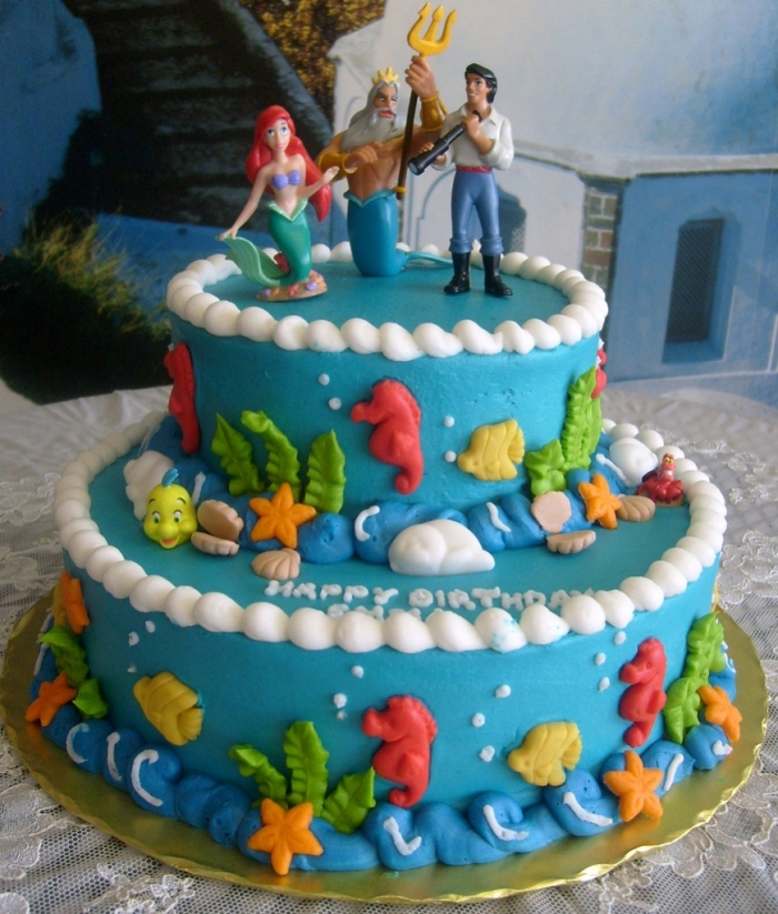 Gateau de la princesse Ariel la petite sirène - 29/05/2020