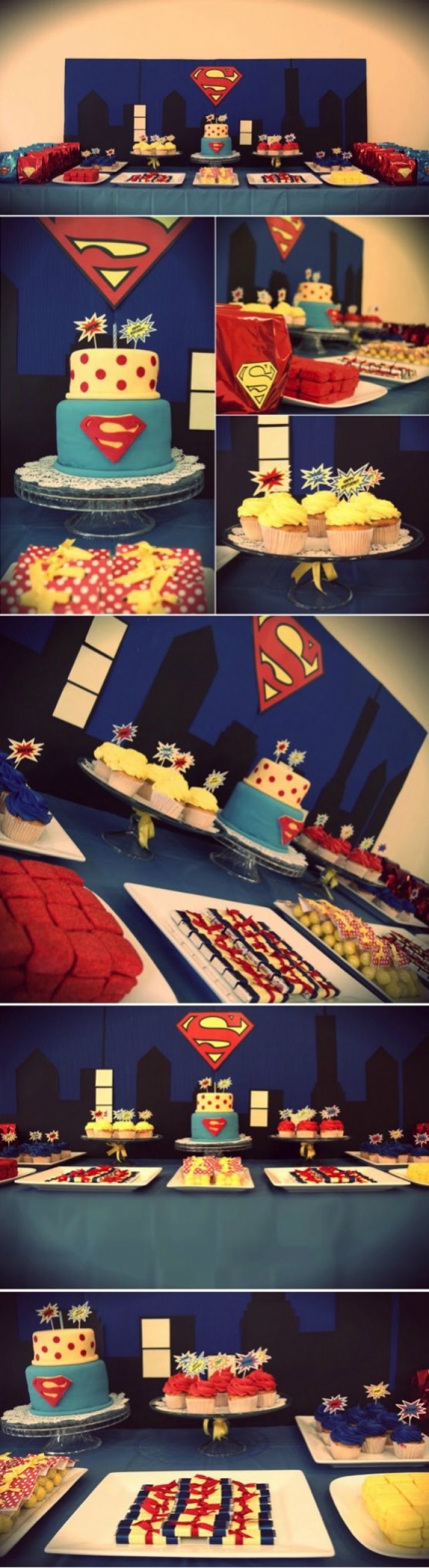 Goûter d'anniversaire super Gateau et cupcake pour jeune Heros - 02/07/2020